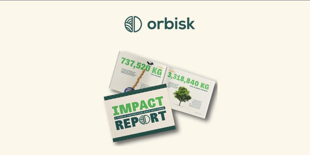 5 años con Orbisk: 737,520 kg menos de desperdicio de alimentos